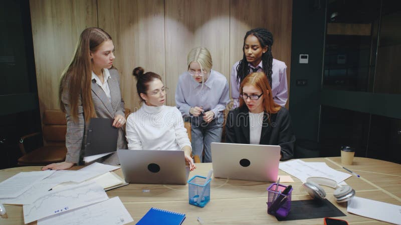 Join Us for a Collaborative Team Meeting in a Modern Workspace, Where we Will Engage in Analysis ...