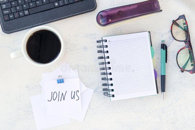 Join Us. Job Recruiting Concept Stock Image - Image of employee ...