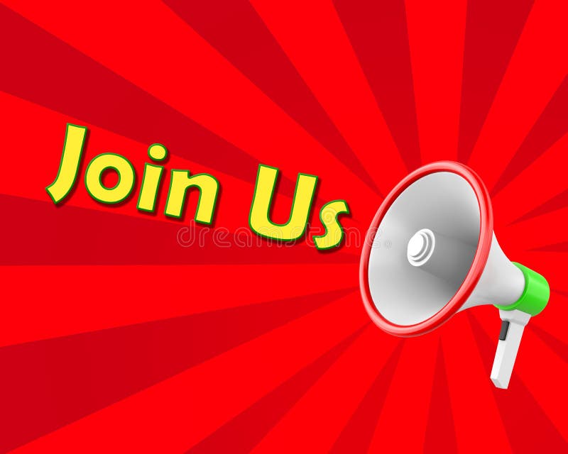 Join Us stock illustration. Illustration of isolated - 80476351