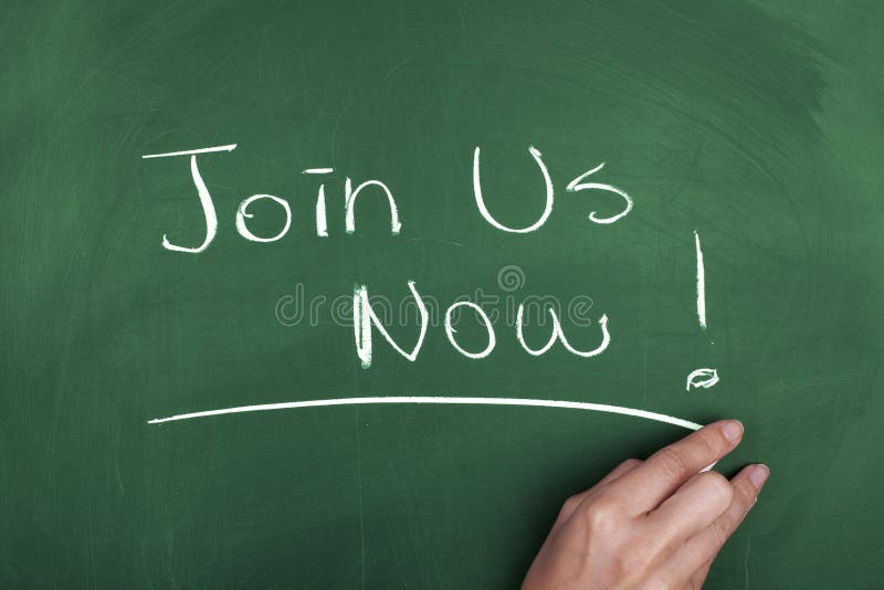 Join Us Team Recruitment Register Membership Hiring Concept Stock Image ...