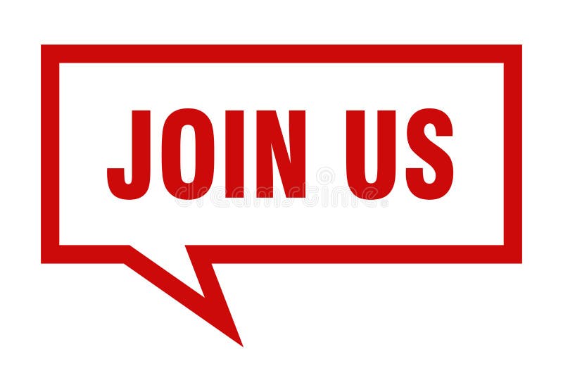 Join us speech bubble. stock vector. Illustration of isolated - 153877772