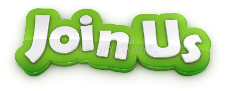 Join us stock illustration. Illustration of entry, mark - 14511551