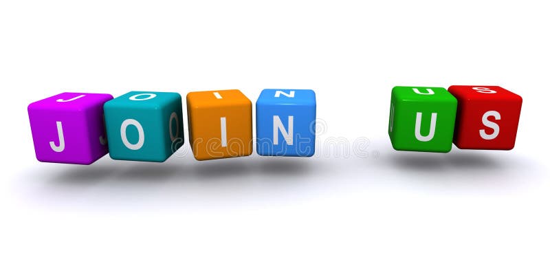 Join Us Word Banner Stock Illustrations – 218 Join Us Word Banner Stock ...