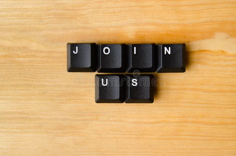 Join us words stock image. Image of text, quote, letters - 98417089