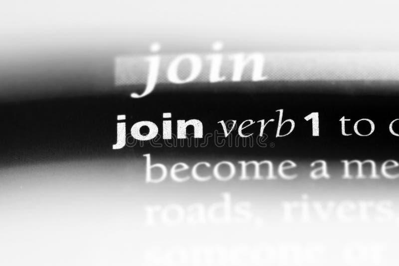 Join stock image. Image of paper, closeup, info, english - 126533947