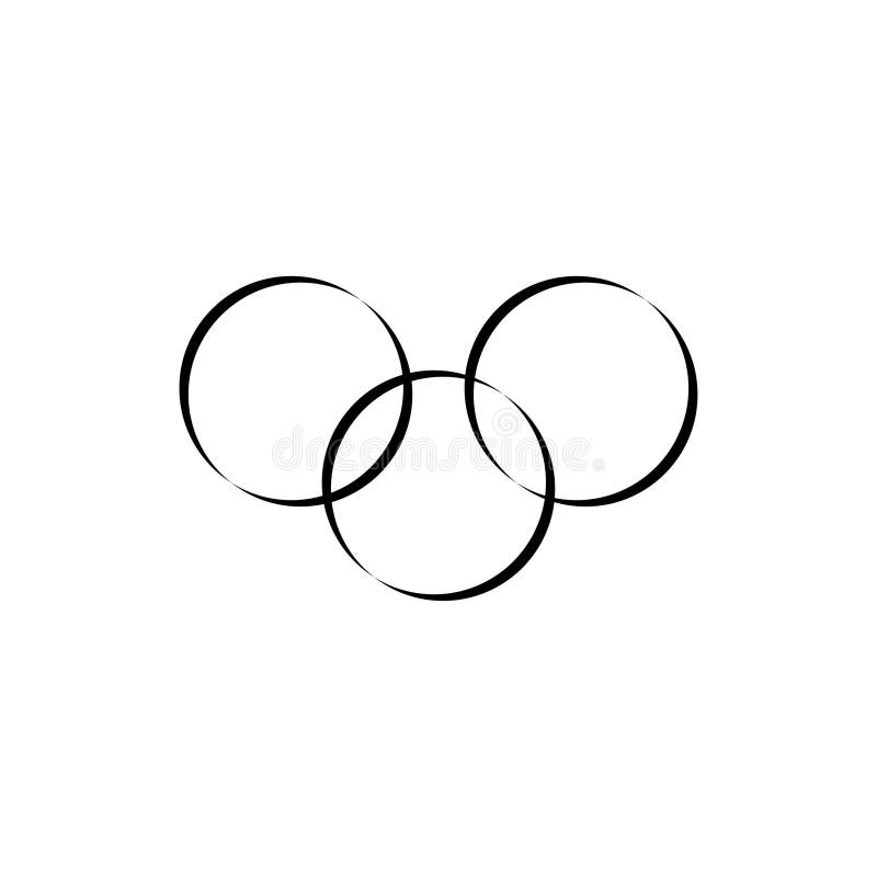 Joined Circle Vector Logo Design Stock Vector - Illustration of mobile ...