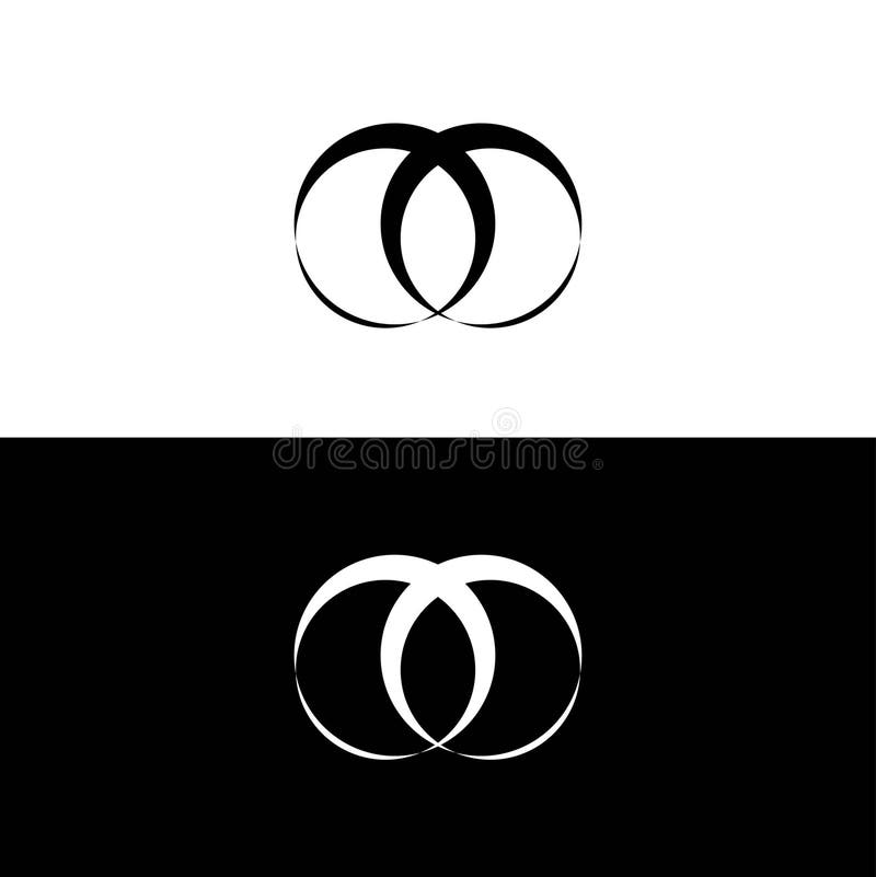 Joined Circle Vector Logo Template Design Stock Vector - Illustration ...