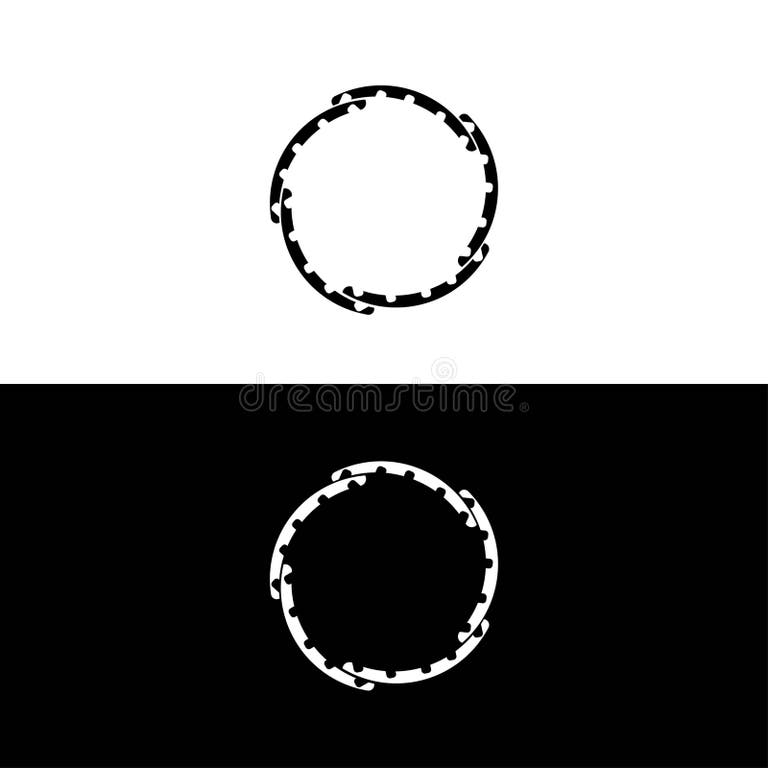 Joined Circle Vector Logo Template Design . Circle Icon Illustration ...