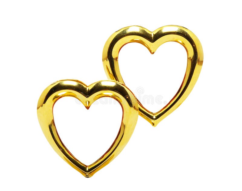 Joined hearts stock image. Image of decorative, romance - 8101801