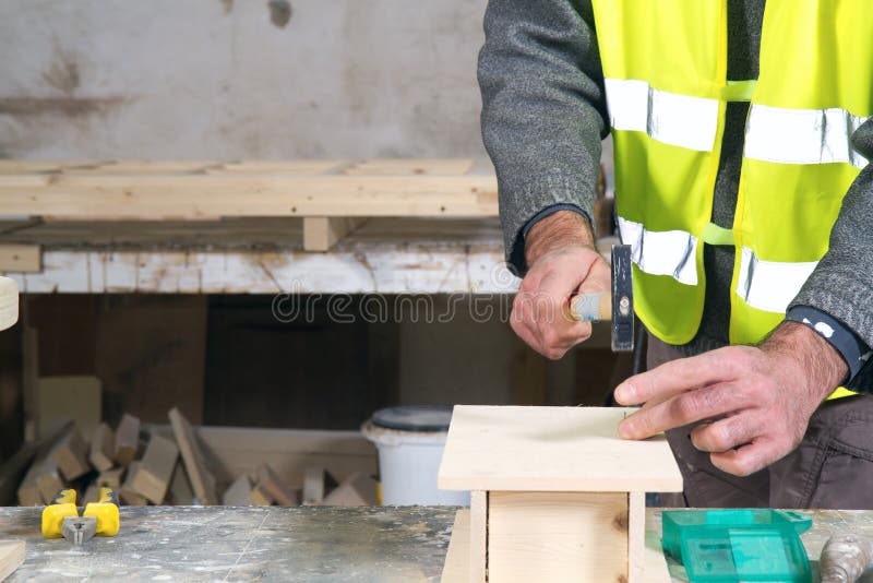 Joiner at work stock photo. Image of wooden, joiners - 67900602
