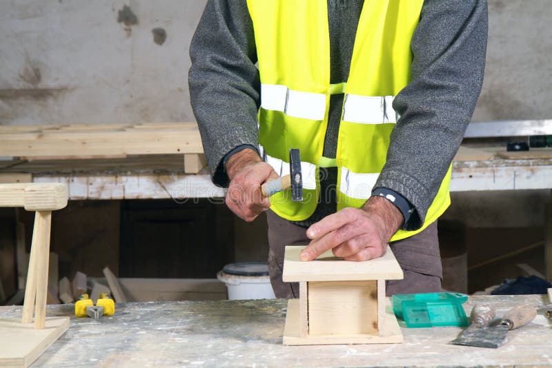 Joiner at work stock photo. Image of hands, craftsman - 67900364