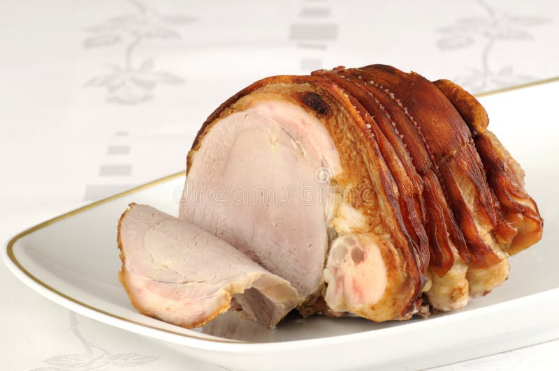 Joint de porc image stock. Image du collet, commun, attaché - 25533325