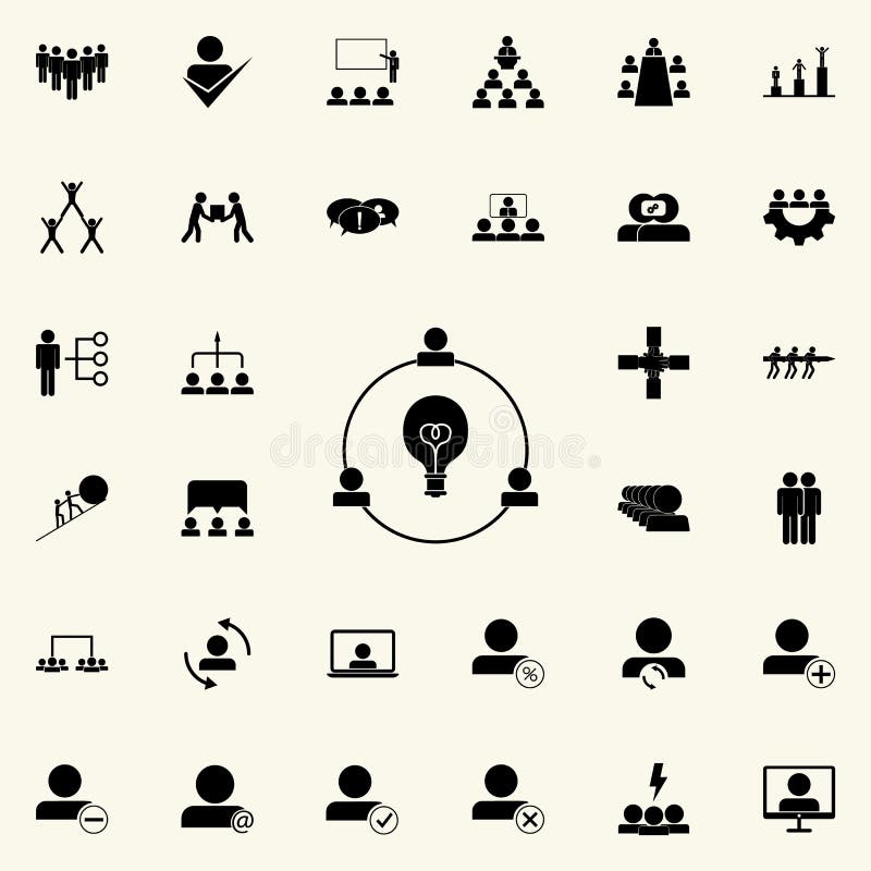 Joint Ideas Icon. Teamwork Icons Universal Set for Web and Mobile Stock ...