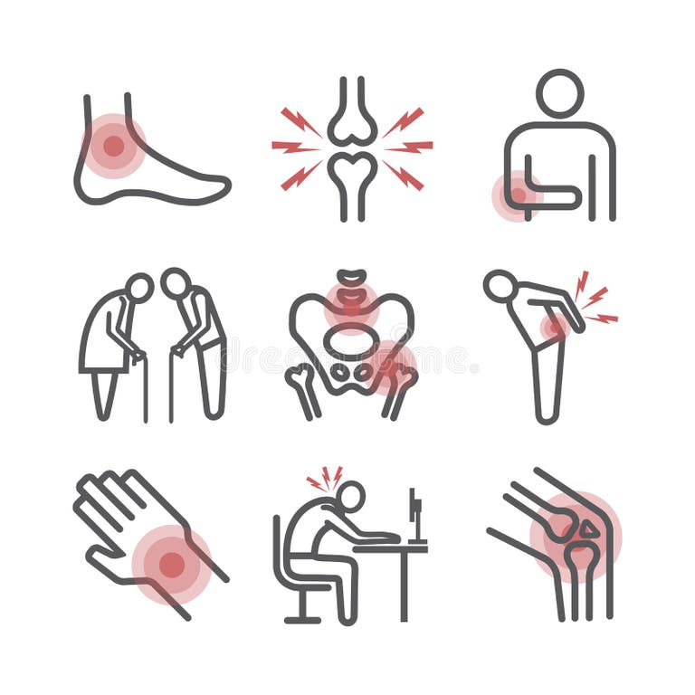 Signs Arthritis Stock Illustrations – 277 Signs Arthritis Stock ...