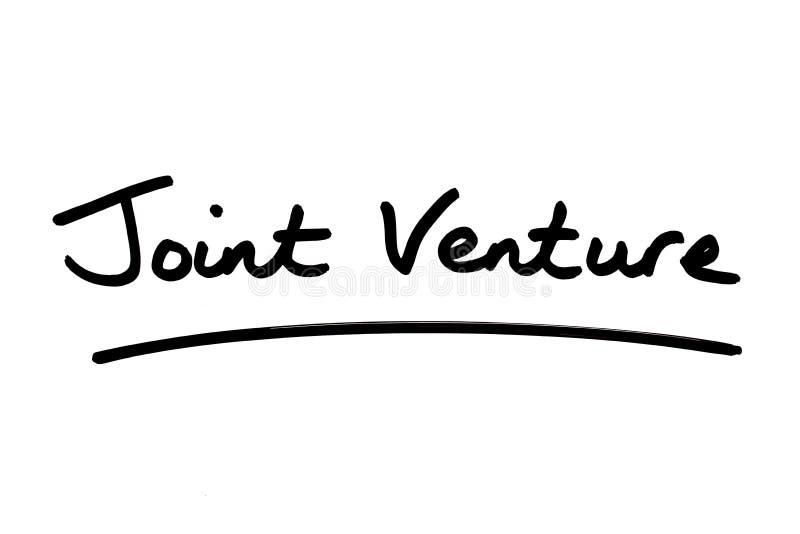 Joint venture, yes we can! stock illustration. Illustration of leader ...