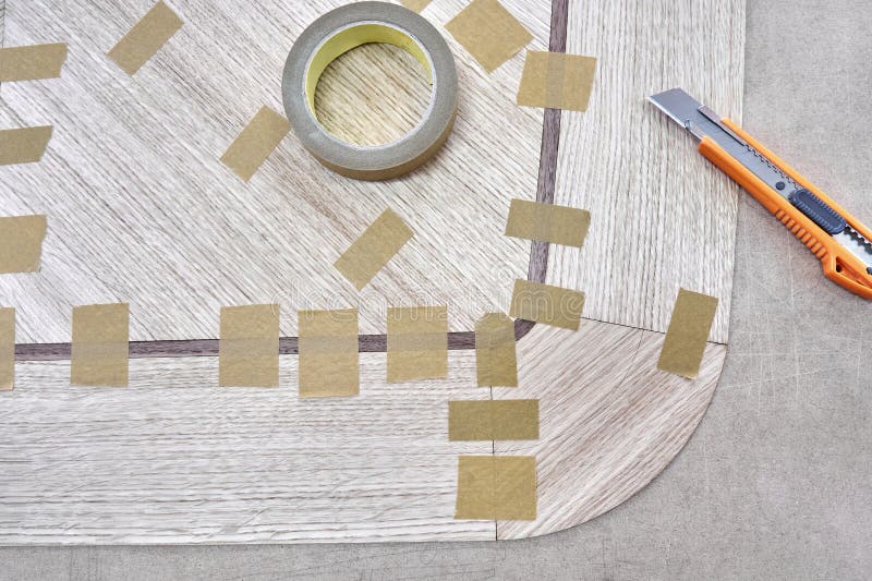 Jointed Veneer into Canvas for Table Top of Dining Table Upper View ...