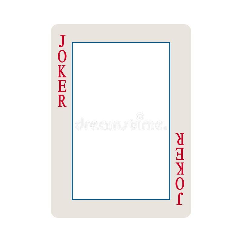 Joker Card Frame Vector stock vector. Illustration of isolated - 328249218