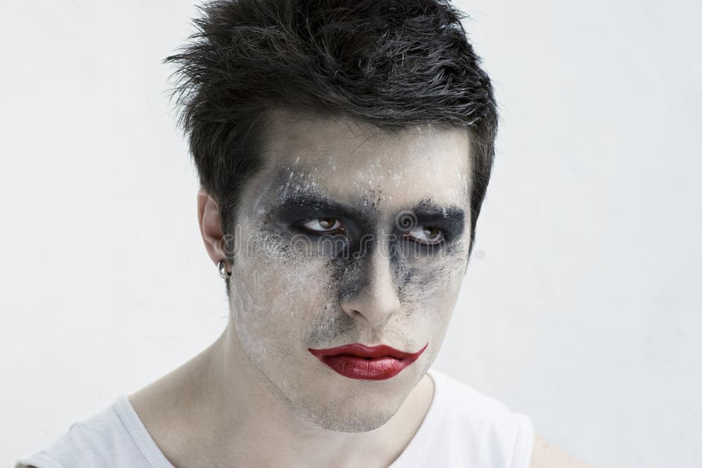 Joker face stock image. Image of expression, head, funny - 47100089