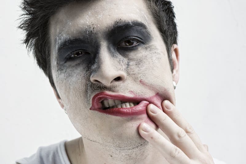 Joker face stock image. Image of evil, character, gangster - 47100173