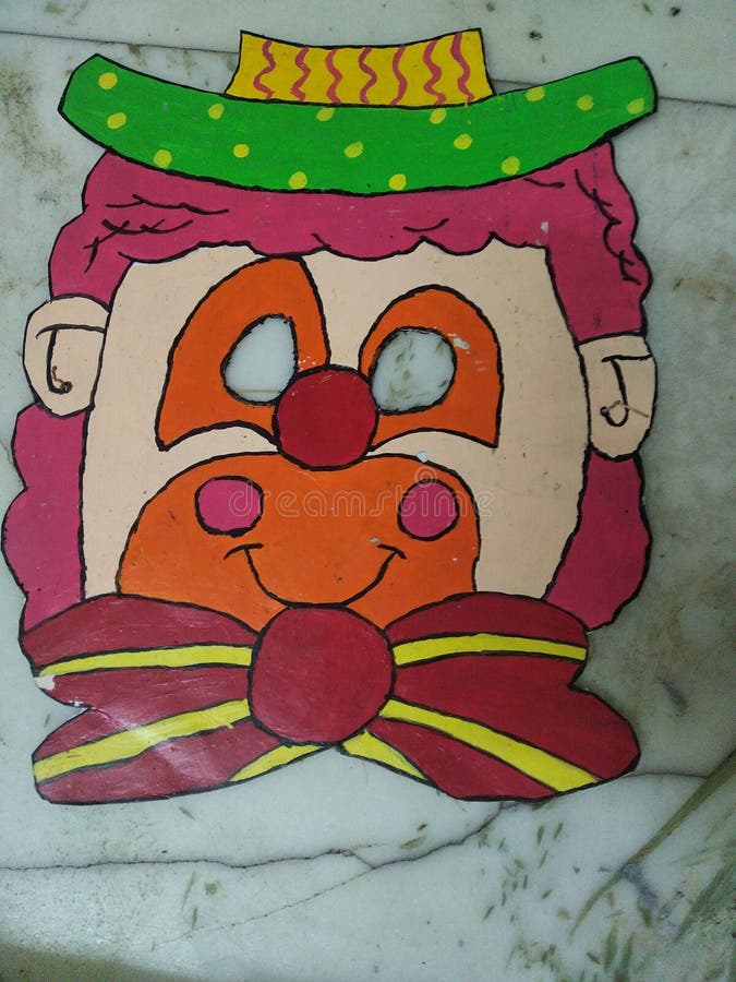 Joker face mask stock photo. Image of cool, face, colorful - 152665130