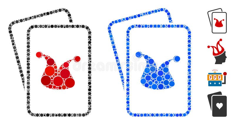 Joker Gaming Cards Composition Icon of Spheric Items Stock Illustration ... Joker Gaming Cards Composition Icon of Spheric Items Stock Illustration ...