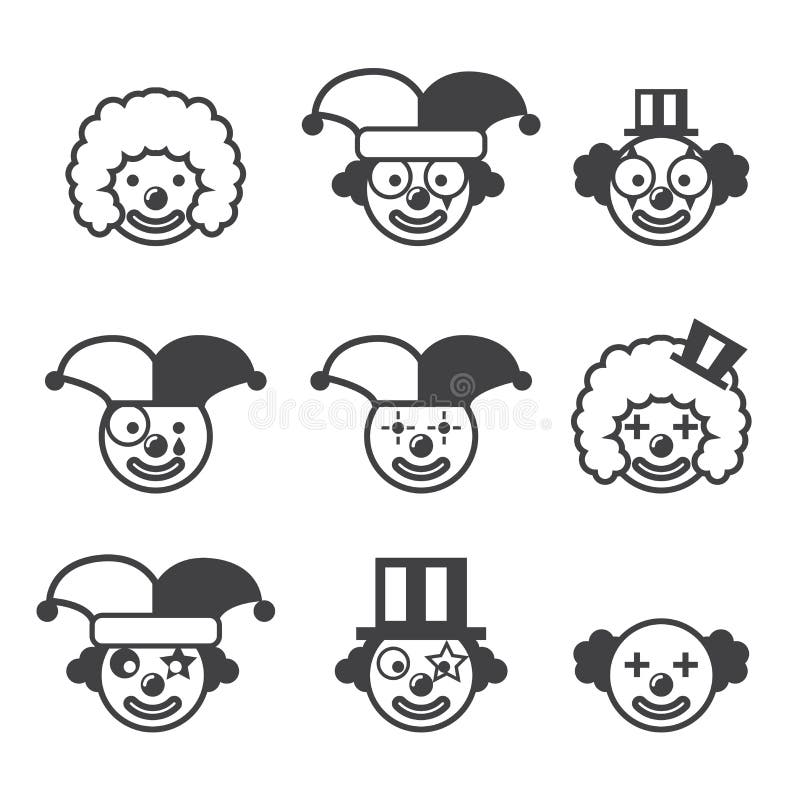 Joker icon stock vector. Illustration of graphic, wallpaper - 49366685