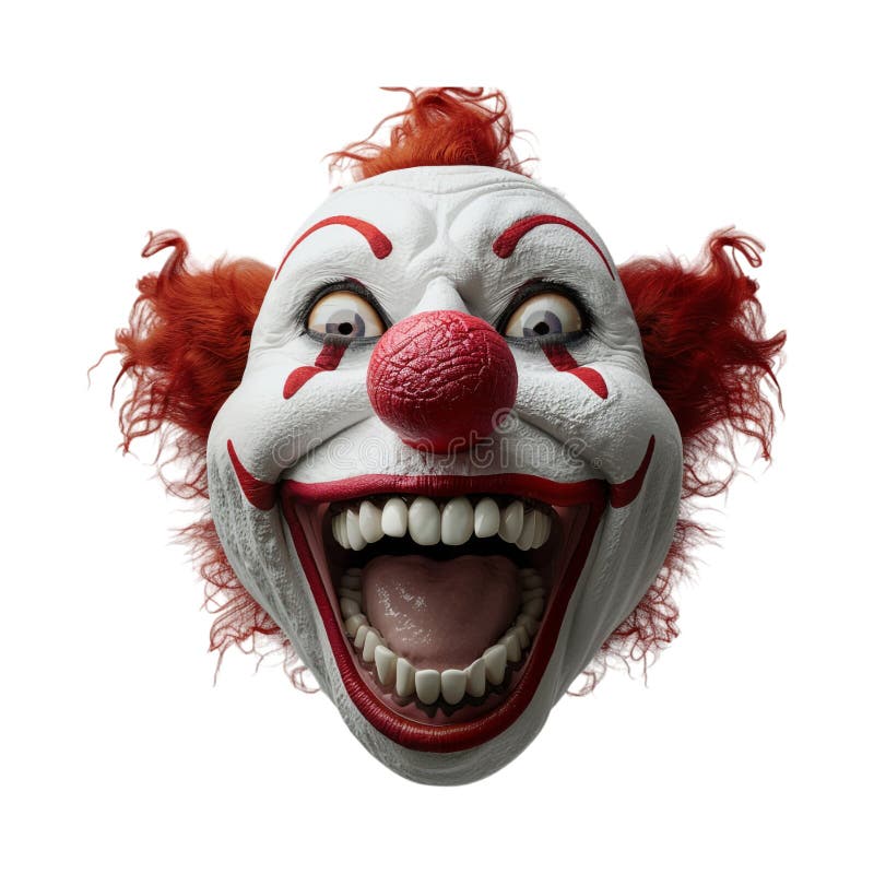 Joker Mask on Transparent Background - Ai Generated Stock Illustration ...
