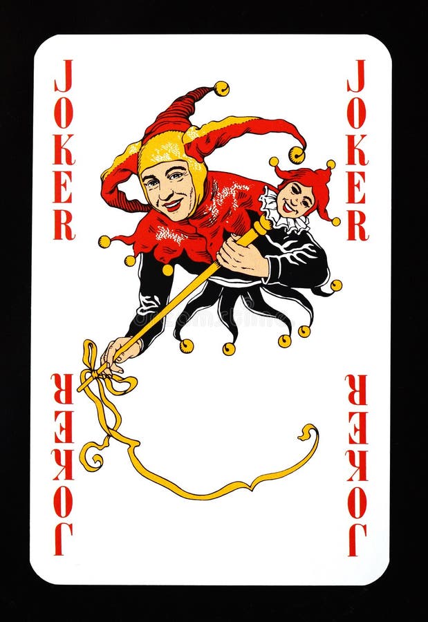 Joker playing card editorial stock image. Image of deck - 267056574