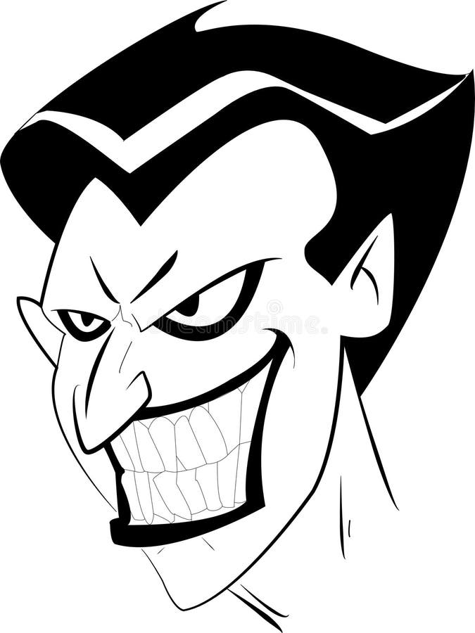 Jokers face stock illustration. Illustration of abstract - 38227620