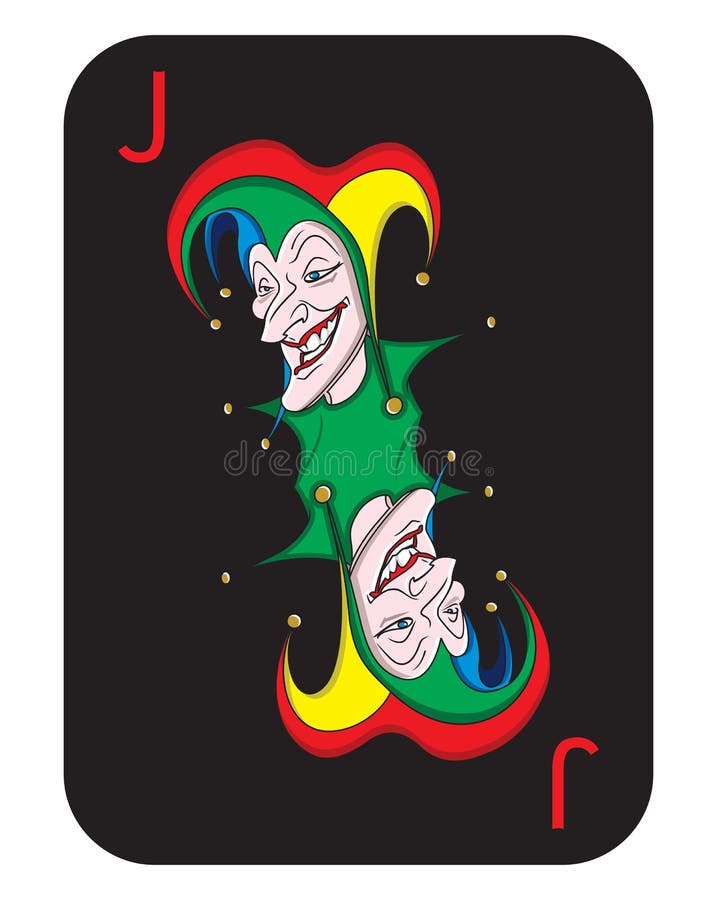 Joker stock vector. Illustration of graphic, symbol, vector - 56700549