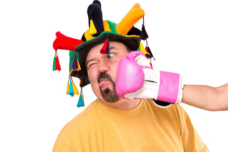 Jokester Got Smashed stock photo. Image of fight, failure - 33150928