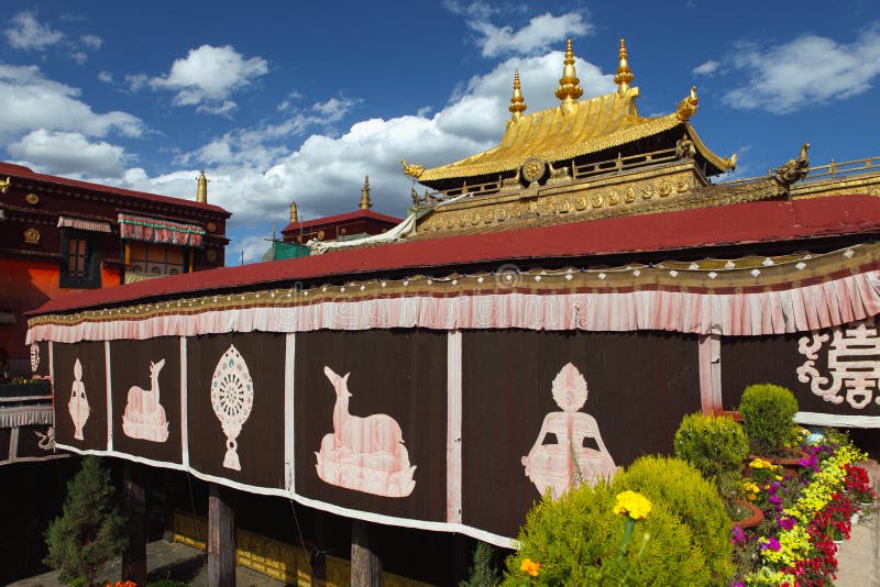 Jokhang temple stock photo. Image of decoration, dharma - 29762636