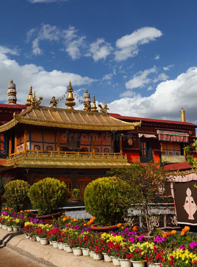 Tibet - Jokhang Temple - Lhasa Stock Photo - Image of tourism, jokhang ...