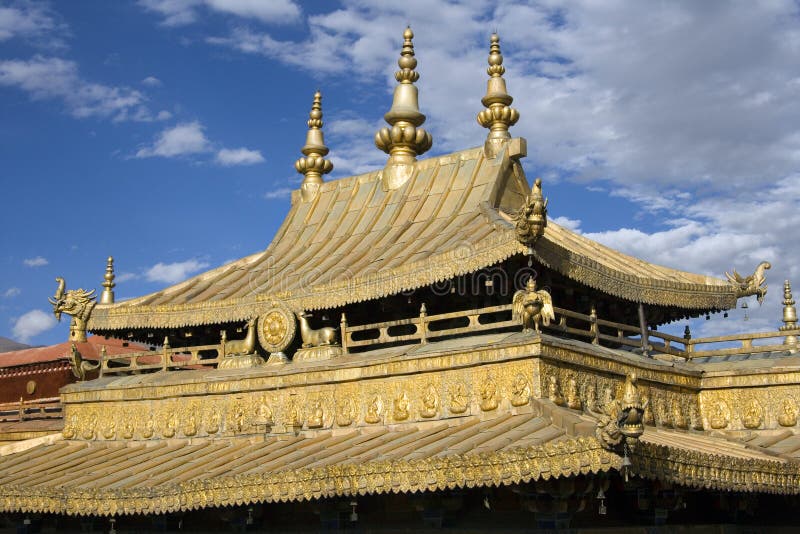Jokhang Temple - Lhasa - Tibet - China Stock Image - Image of ...