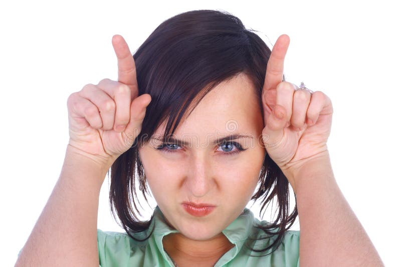 Joking stock image. Image of portrait, palms, hair, people - 22658169