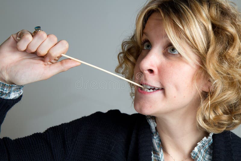 Joking girl stock image. Image of feeling, isolated, expression - 17863755