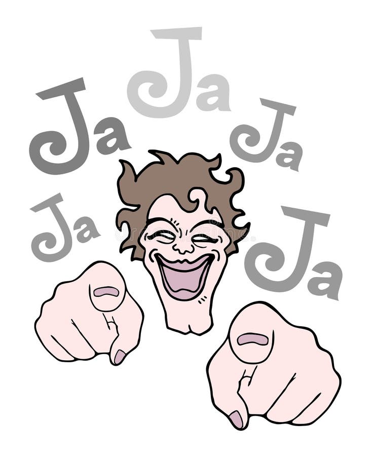 Joking illustration stock vector. Illustration of comic - 61320413