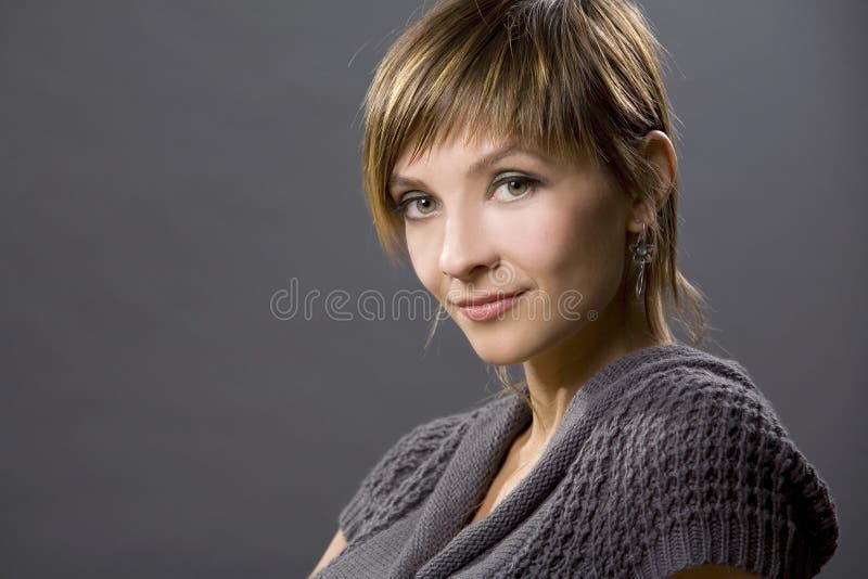 Joli visage photo stock. Image du young, scottish, casual - 9285924