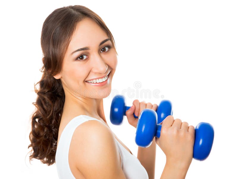 Jolie Femme De Forme Physique Image stock - Image du exercice, exercer ...