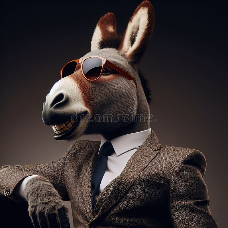 Braying Donkey Stock Illustrations – 74 Braying Donkey Stock ...