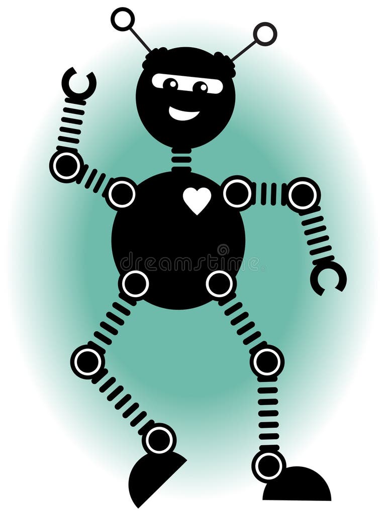 Jolly Robot Dancing Stock Illustrations – 1 Jolly Robot Dancing Stock ...