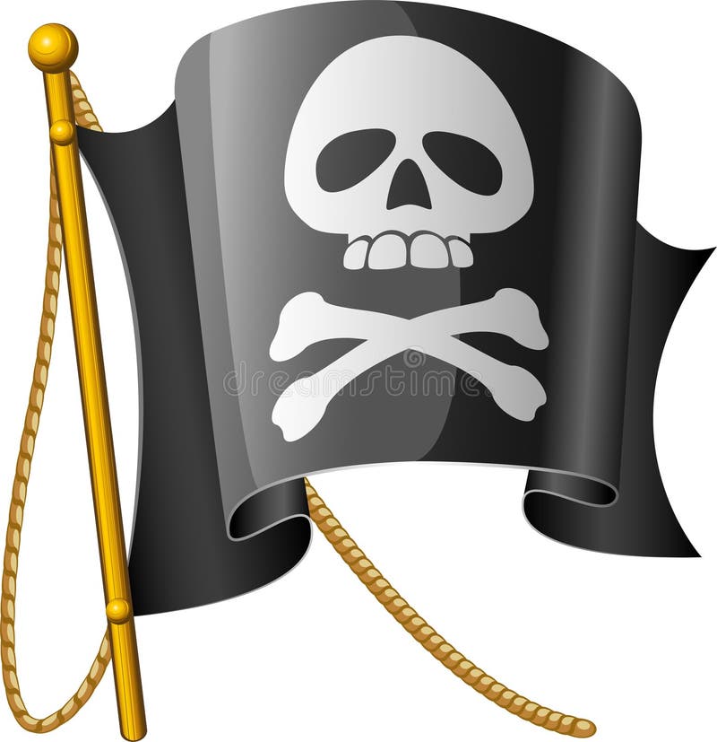 Jolly Roger stock vector. Illustration of graphic, pirates - 15940722