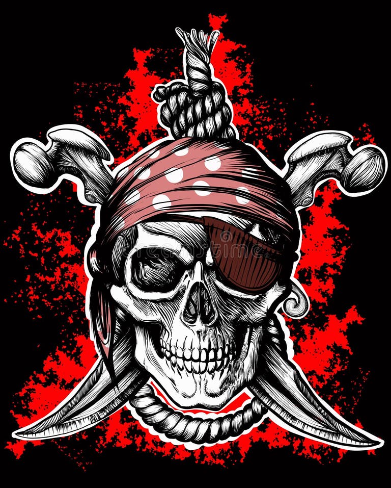 Pirate Symbol Jolly Roger Stock Illustrations – 3,003 Pirate Symbol ...
