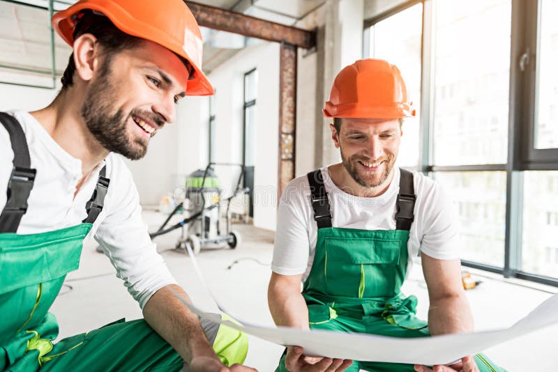 Jolly Smiling Worker in Office Stock Photo - Image of colleague, focus ...