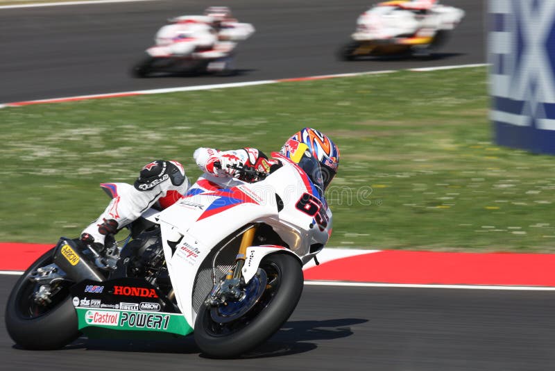 Jonathan Rea - Honda CBR1000RR - Honda World Super Editorial Stock ...