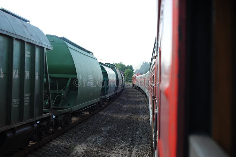JONAVA, LITHUANIA - JUNE 26, 2011: Lithuania Railway Network and Track ...