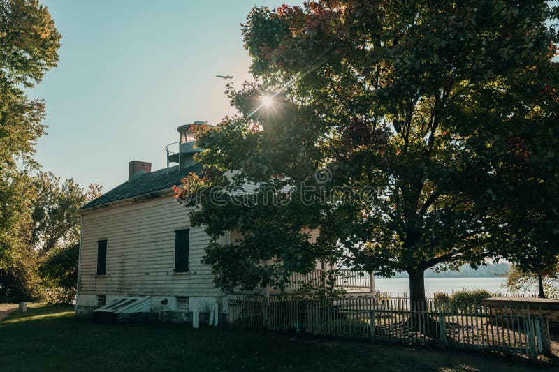 Jones Point Lighthouse in Alexandria Virginia on the Potomoc River ...