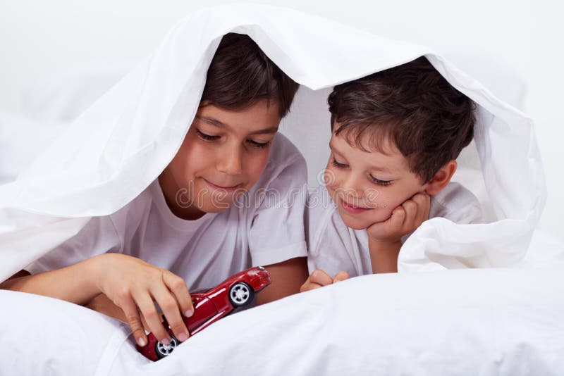 Jonge Geitjes Die Samen Spelen Stock Afbeelding - Image of leugen ...