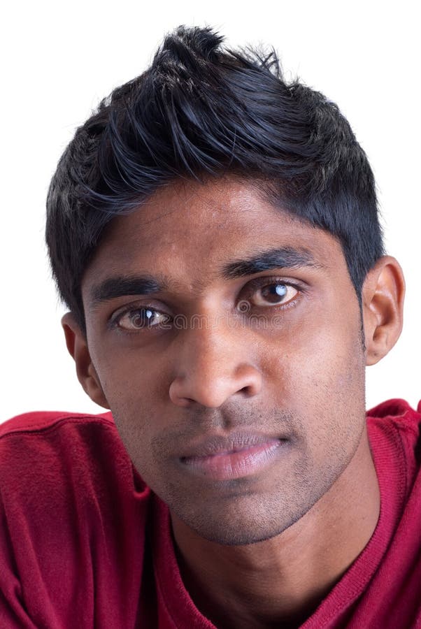 Jonge Indiër stock foto. Image of één, gezicht, volwassen - 12826752