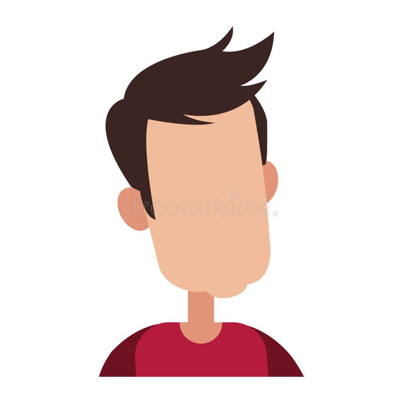 Mensen anoniem profiel vector illustratie. Illustration of mens - 133697105